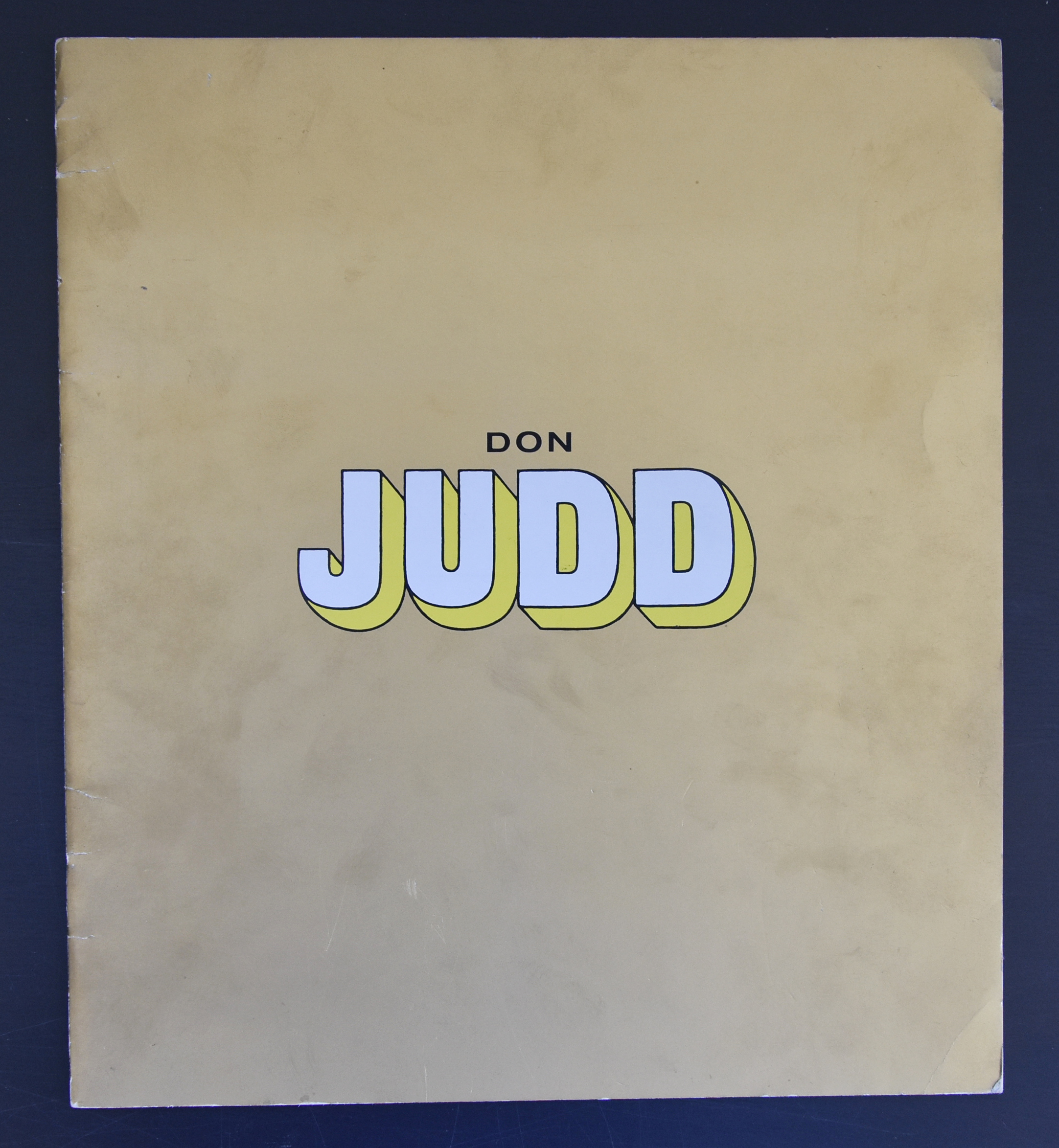 Don Judd at the van Abbemuseum in 1970 – FTN-blog