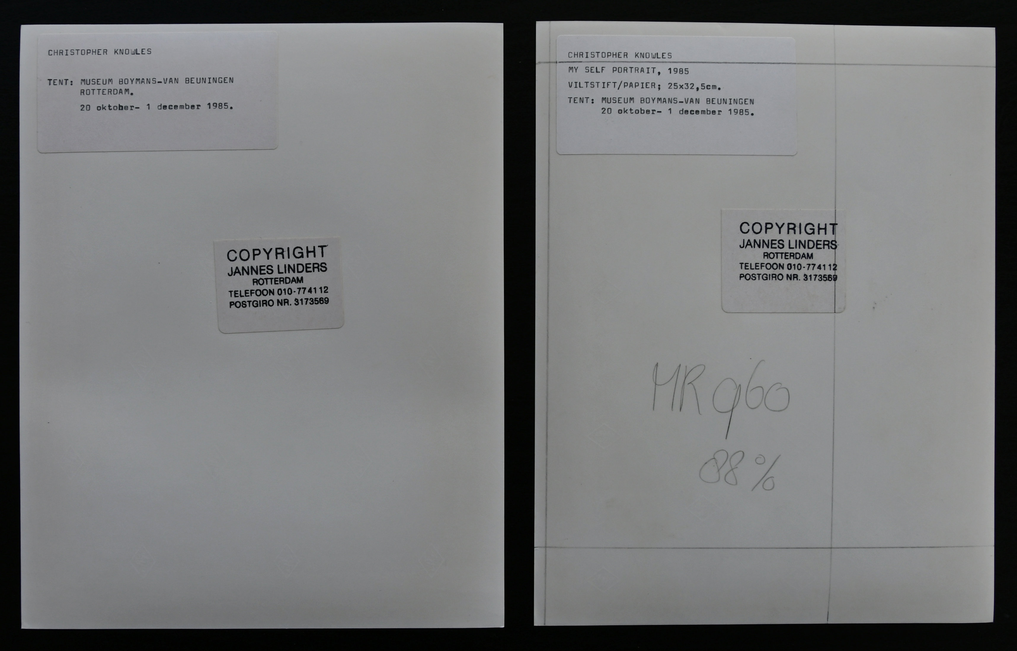 Christopher Knowles (1959) – FTN-blog